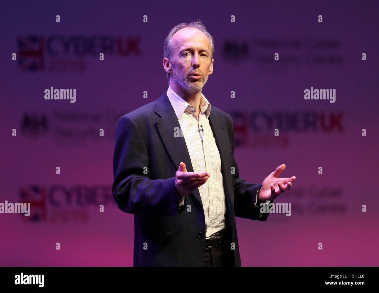 Adam Palser Chief Executive Officer of NCC Group speaking during ...