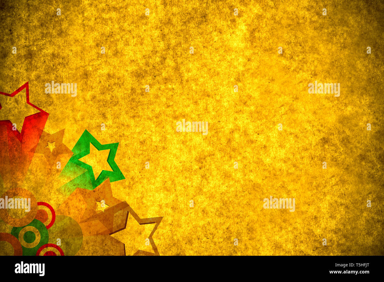 old paper background texture with 3d stars design Stock Photo - Alamy
