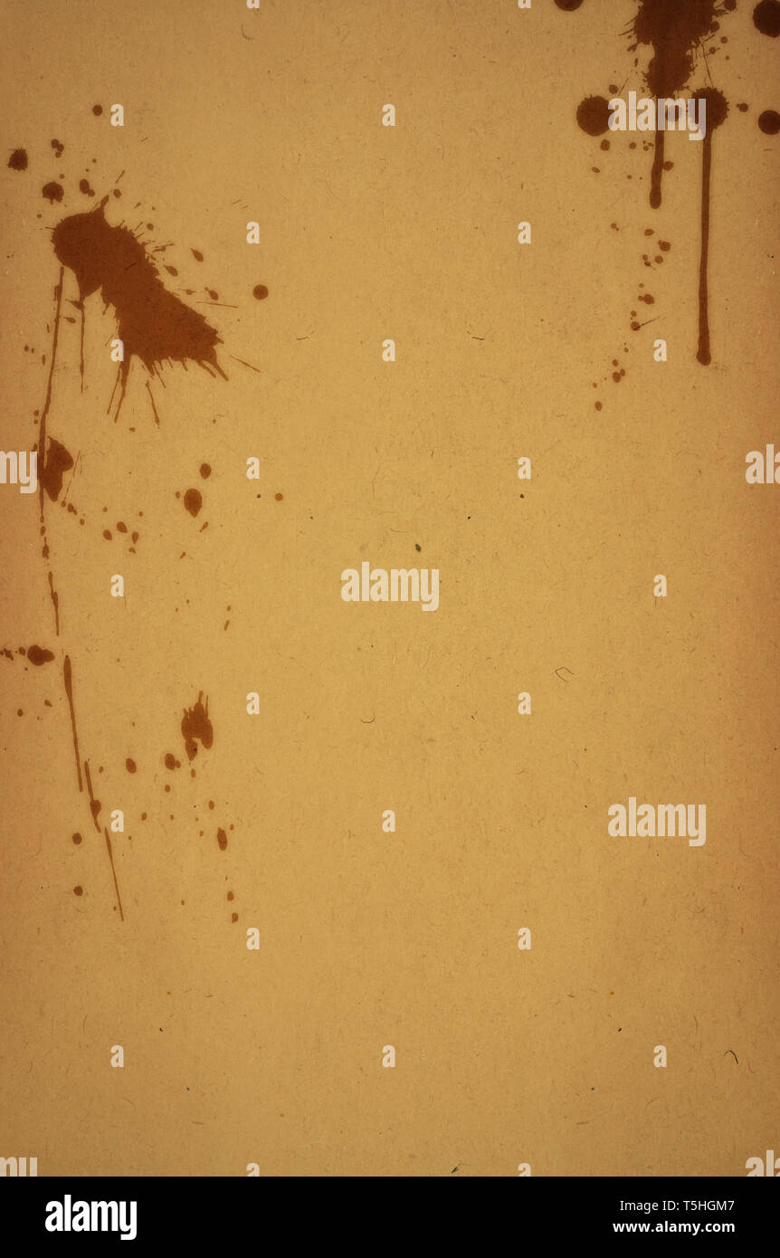 old page background with splashes for your messages and designs Stock ...