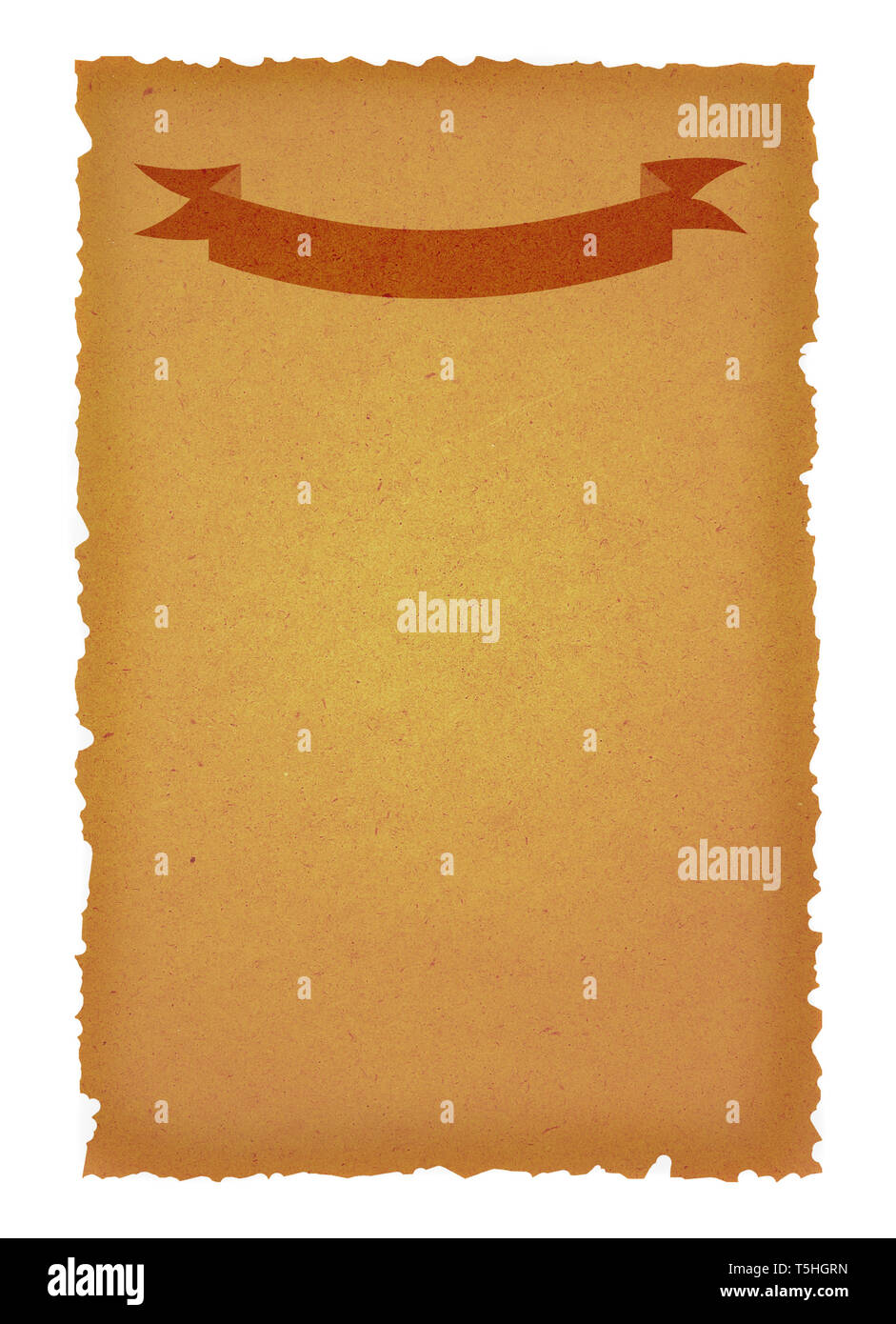 old paper background with empty ribbon for your messages Stock Photo ...