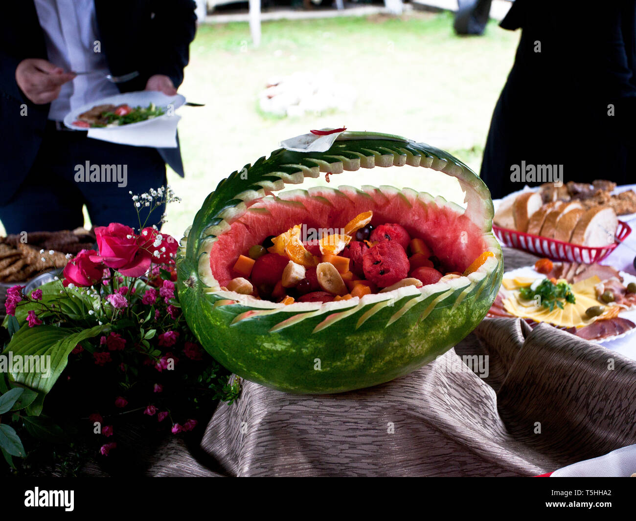 Table lots of food hi-res stock photography and images - Alamy