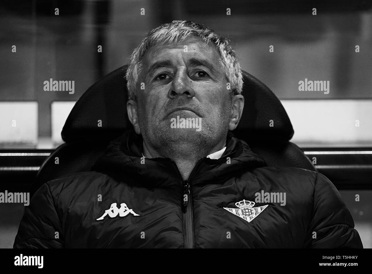 Real betis coach Black and White Stock Photos & Images - Alamy