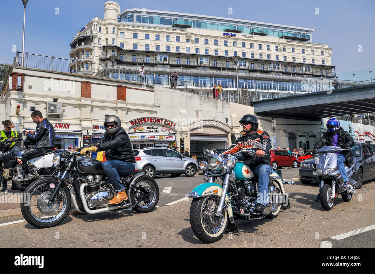 Southend shakedown motorbikes hi-res stock photography and images - Alamy