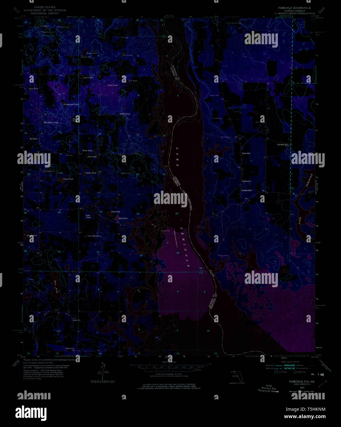 Map of fairchild hi-res stock photography and images - Alamy