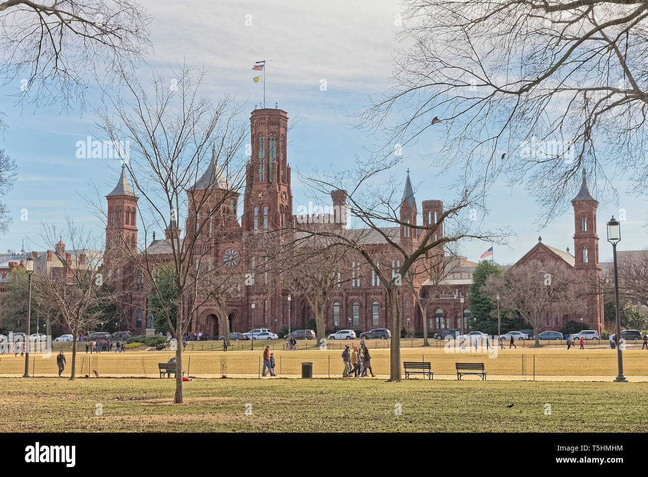 Smithsonian Institution Building in Washington DC USA Stock Photo - Alamy