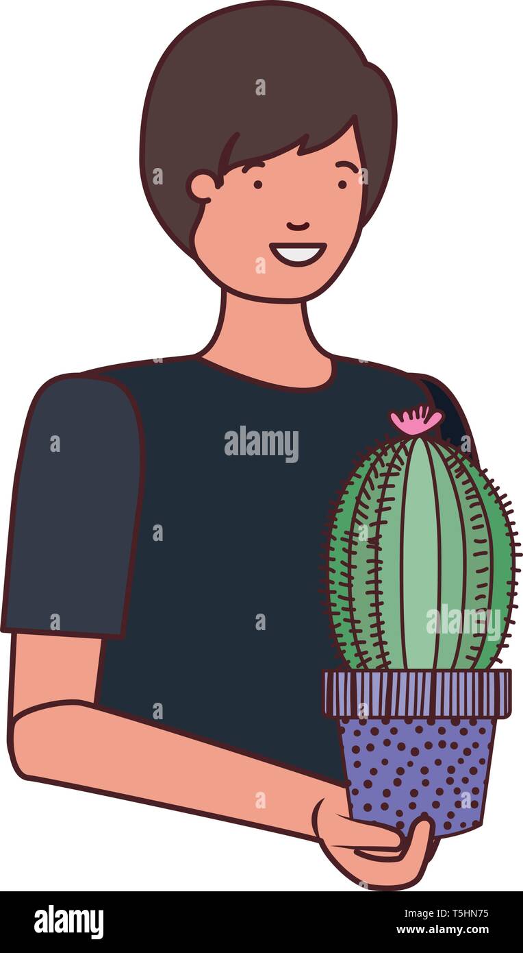man with cactus avatar character Stock Vector Image & Art - Alamy