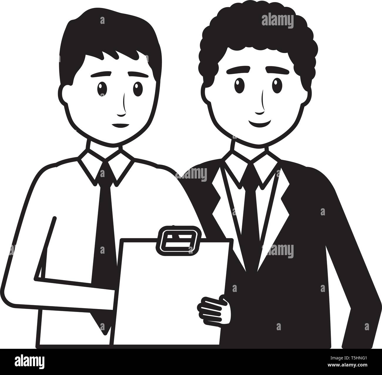 men employee office Stock Vector Image & Art - Alamy