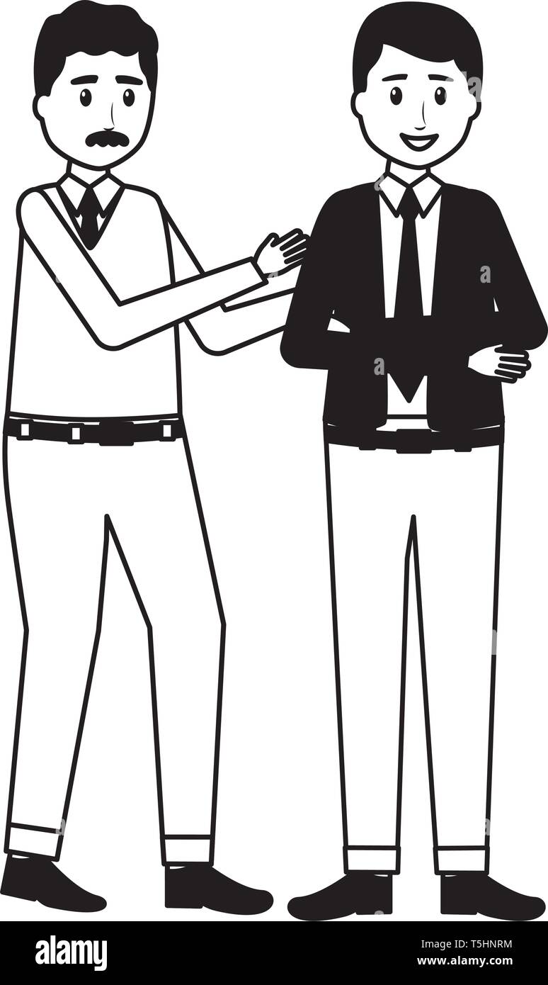 men employee office Stock Vector Image & Art - Alamy