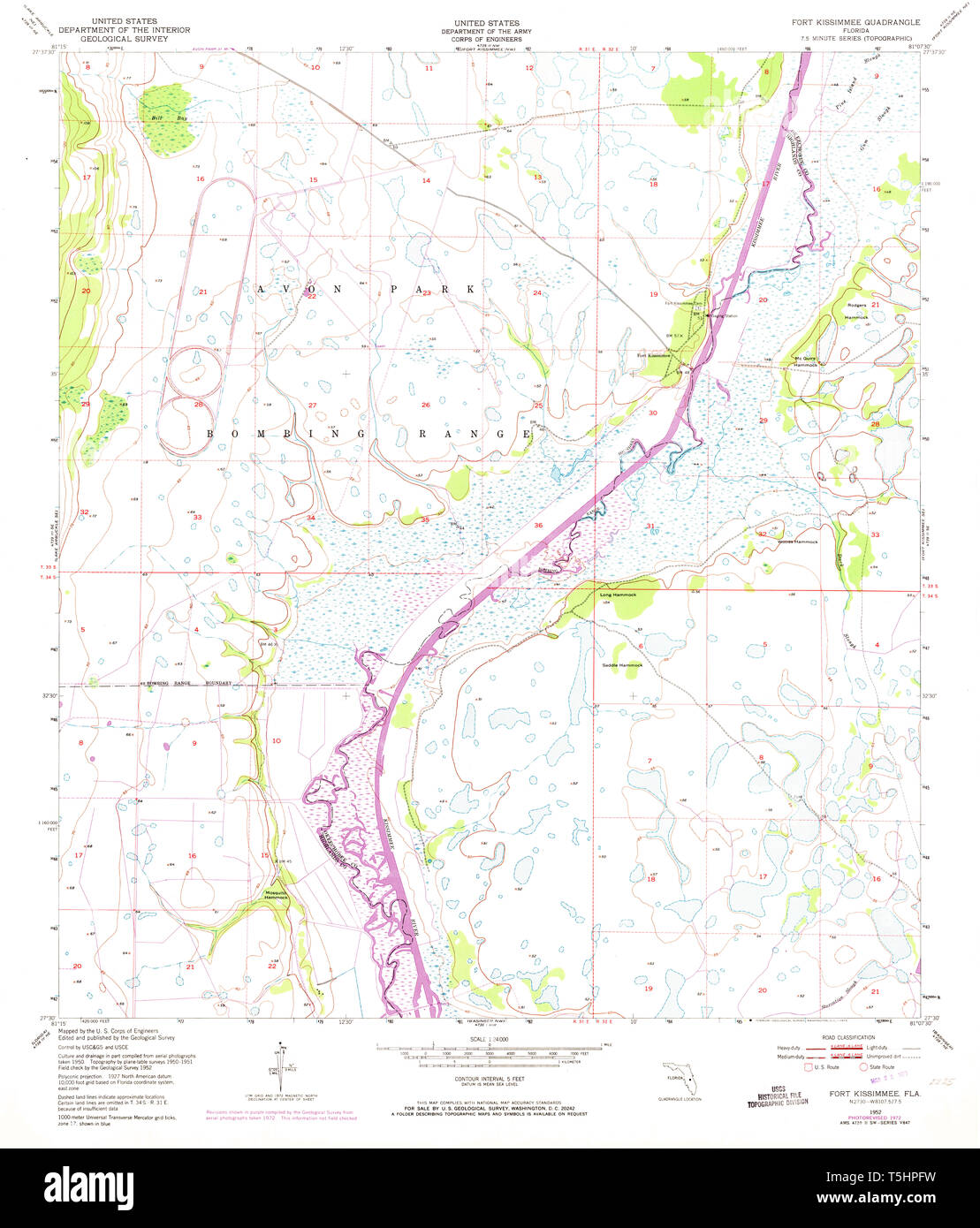 Map of kissimmee hi-res stock photography and images - Alamy