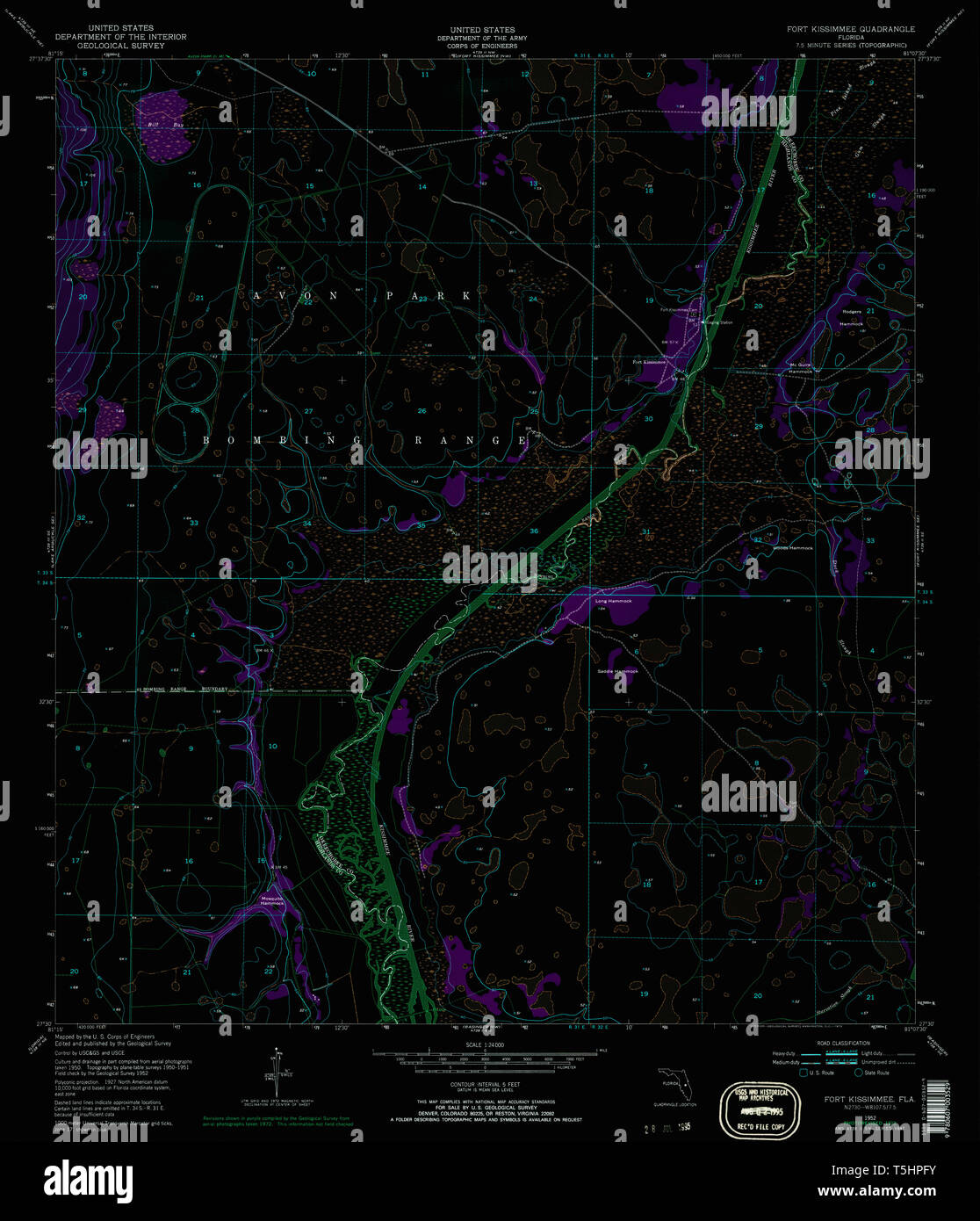 Kissimmee florida map hi-res stock photography and images - Alamy