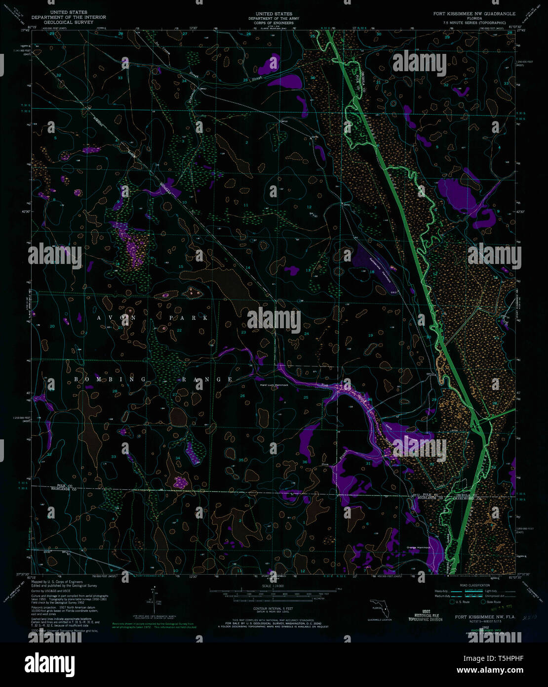 Kissimmee florida map hi-res stock photography and images - Alamy