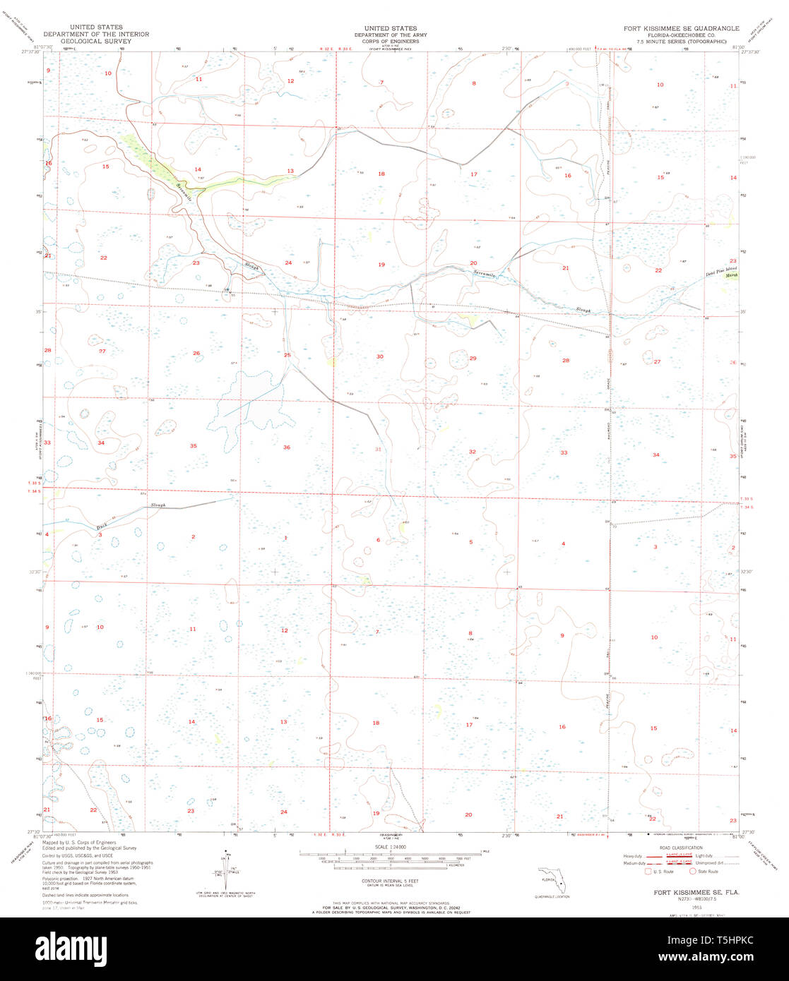 Kissimmee florida map hi-res stock photography and images - Alamy
