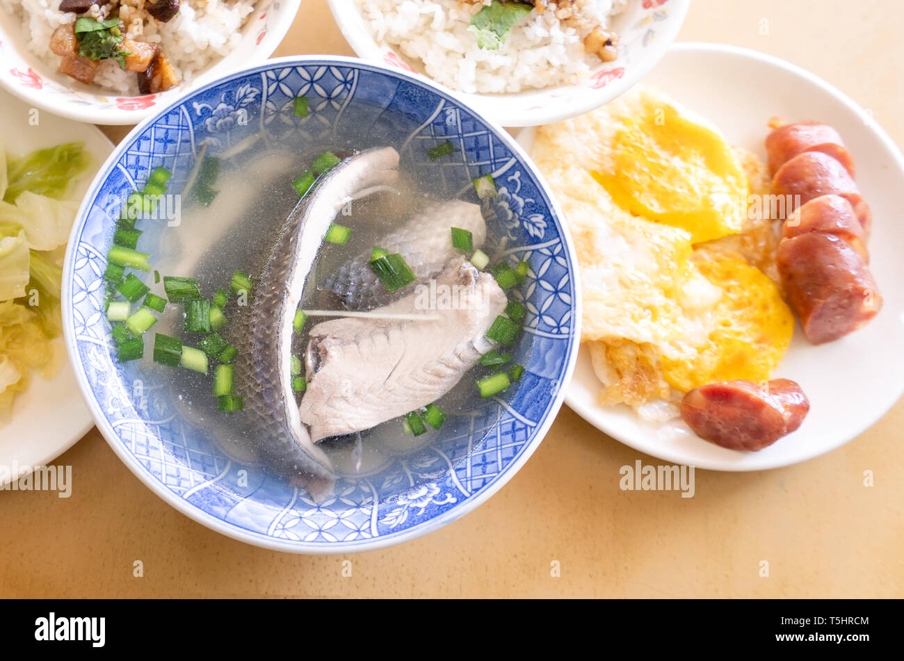 Milkfish skin soup, distinctive Taiwan delicacy food in Tainan. Famous ...