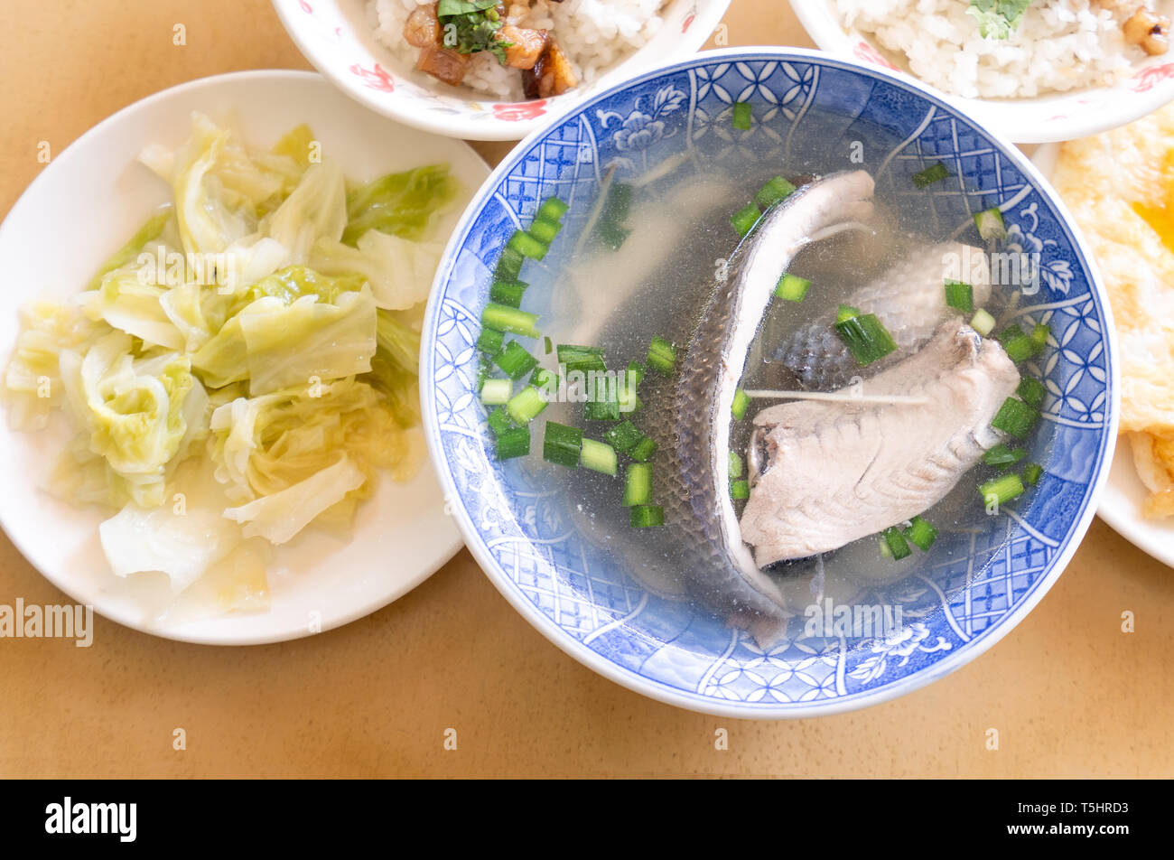 Milkfish skin soup, distinctive Taiwan delicacy food in Tainan. Famous ...