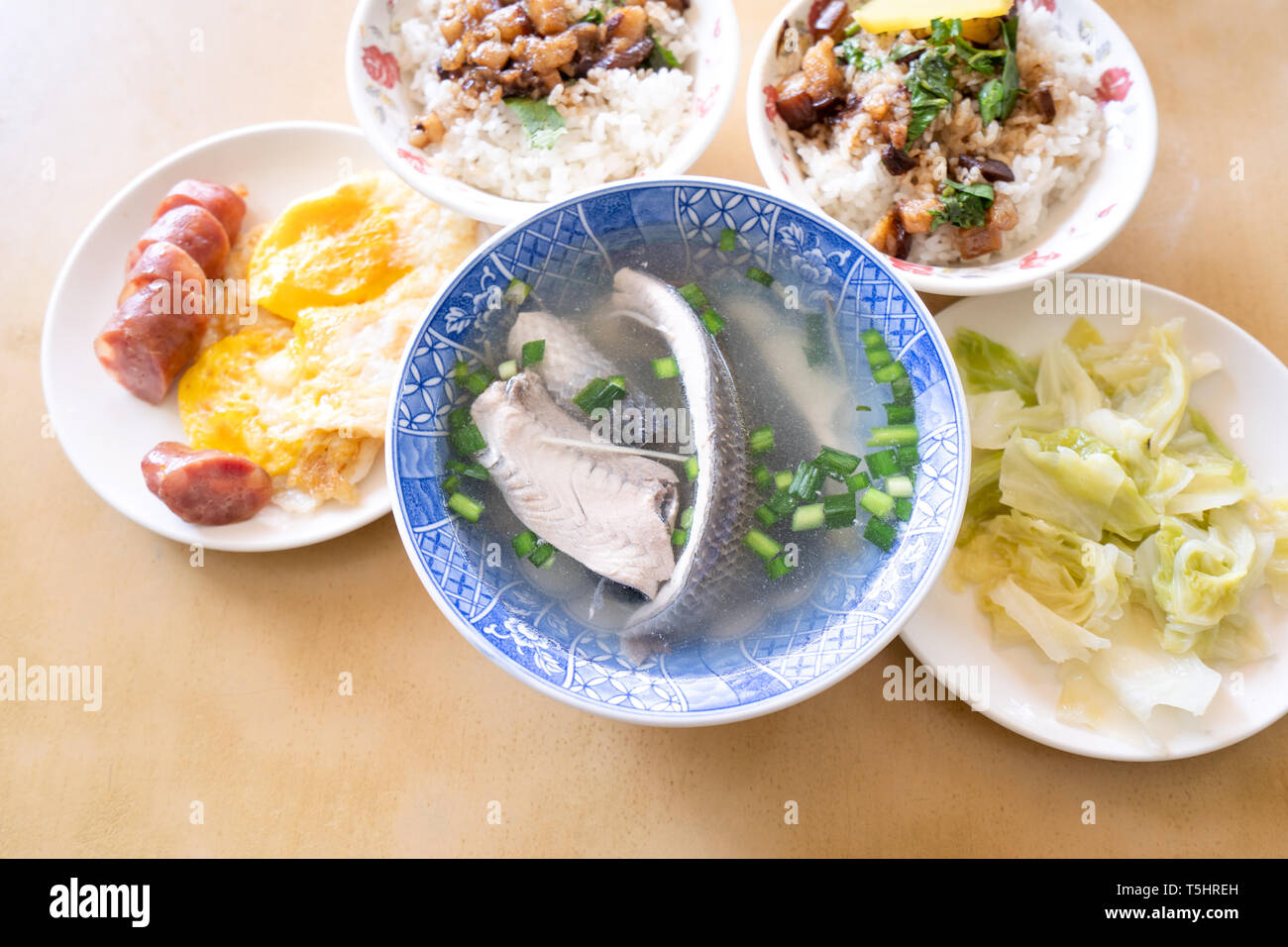 Milkfish skin soup, distinctive Taiwan delicacy food in Tainan. Famous ...