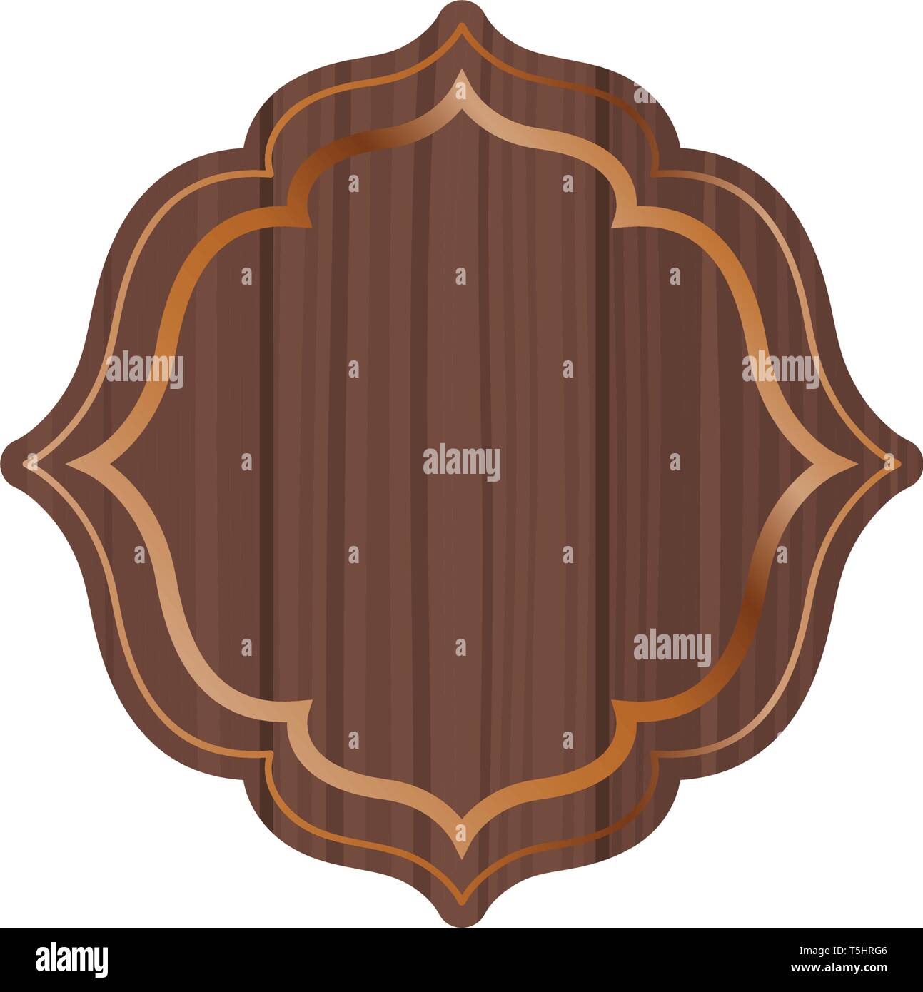 wooden background with frame icon Stock Vector Image & Art - Alamy