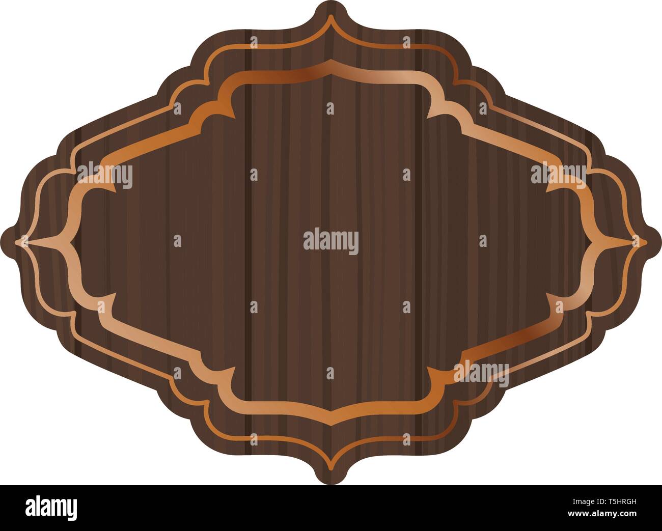 wooden background with frame icon Stock Vector Image & Art - Alamy