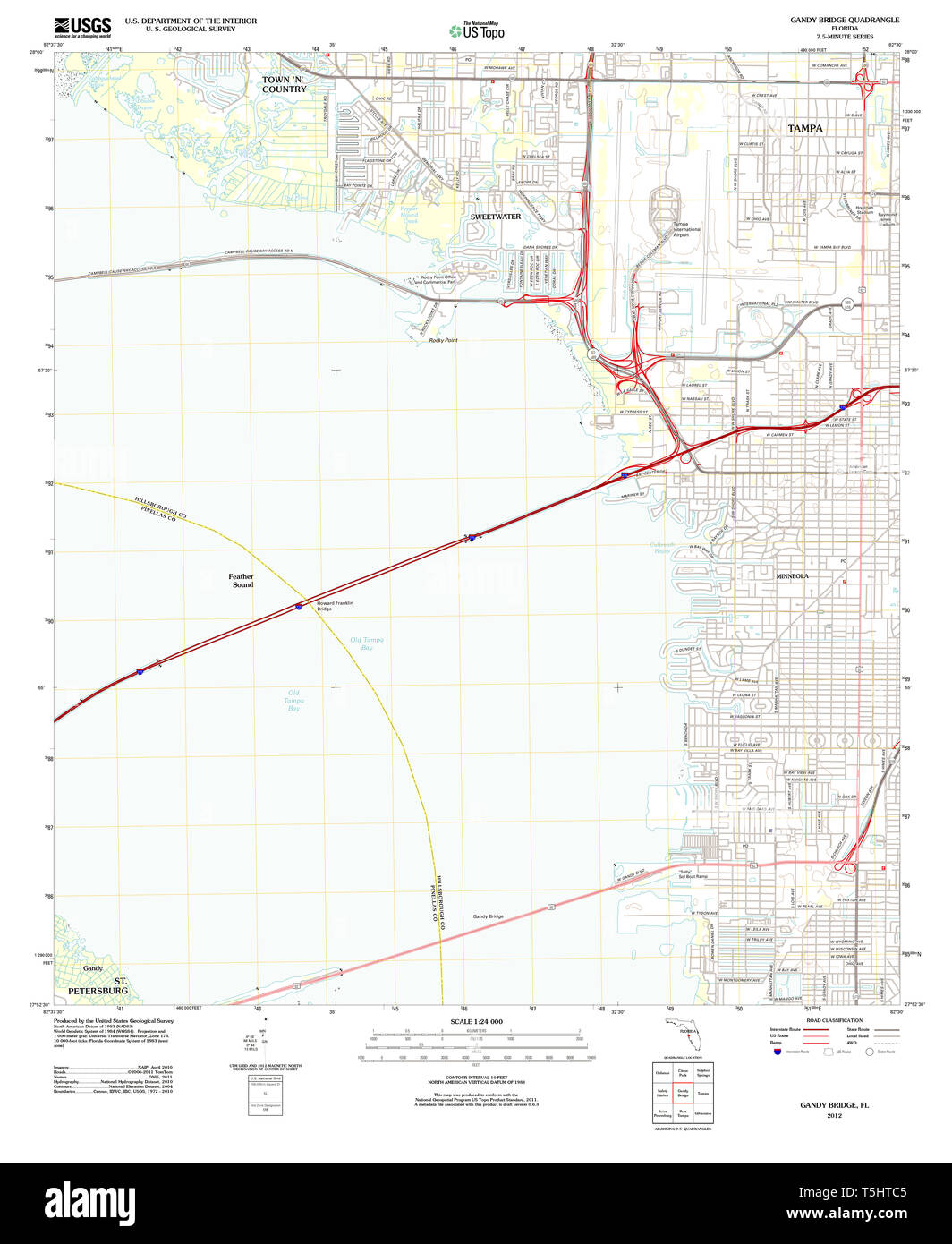 Gandy bridge hi-res stock photography and images - Alamy