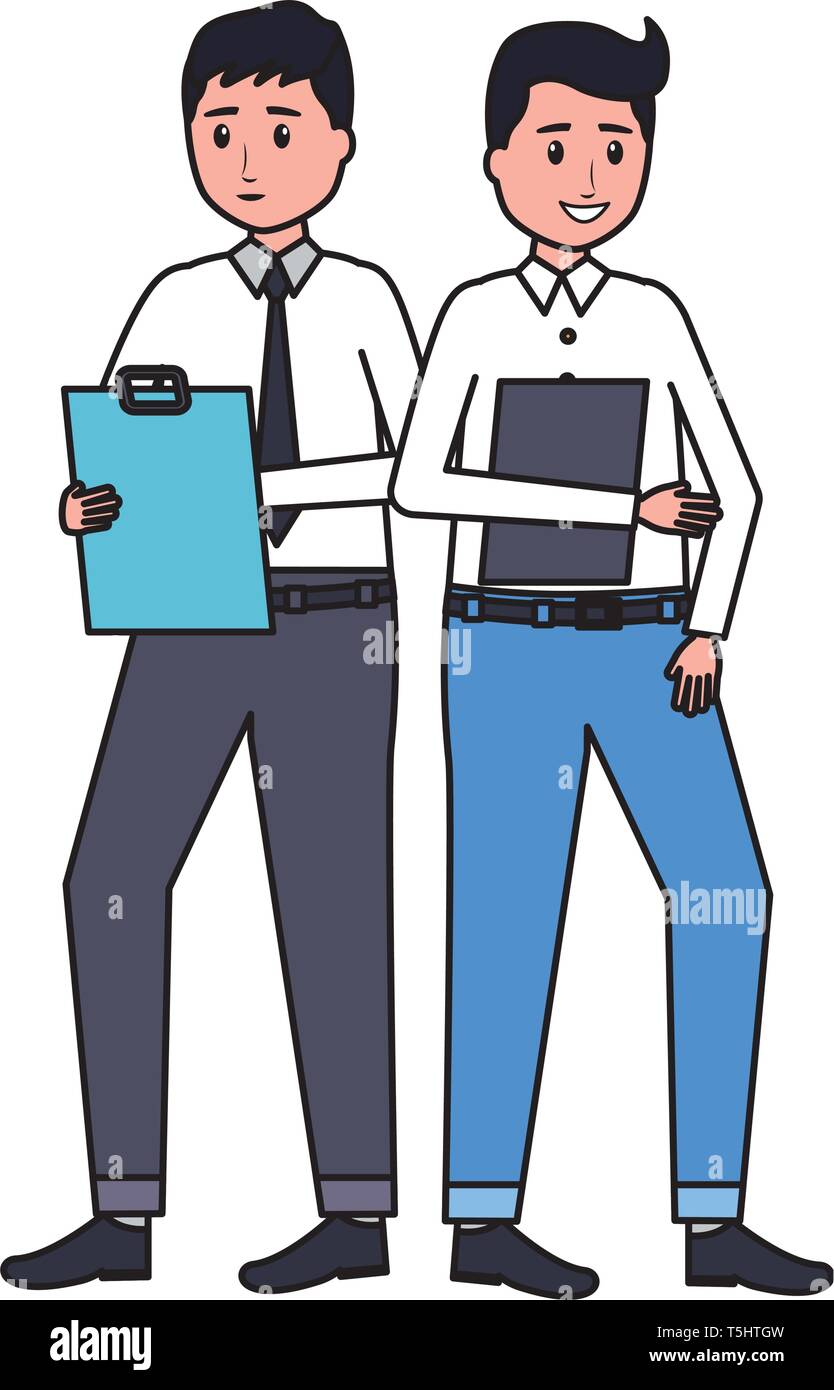 men employee office Stock Vector Image & Art - Alamy