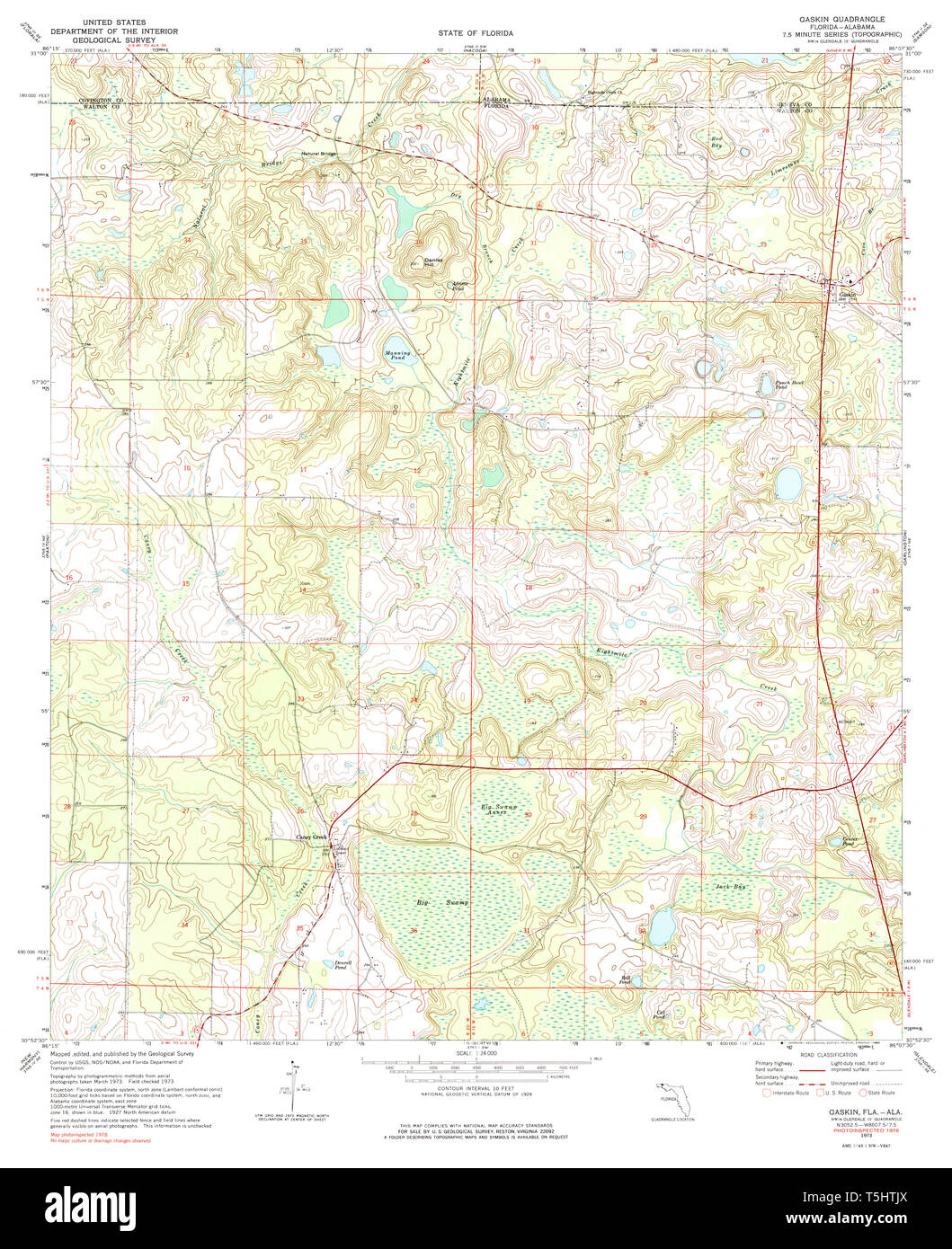 1973 map Cut Out Stock Images & Pictures - Alamy