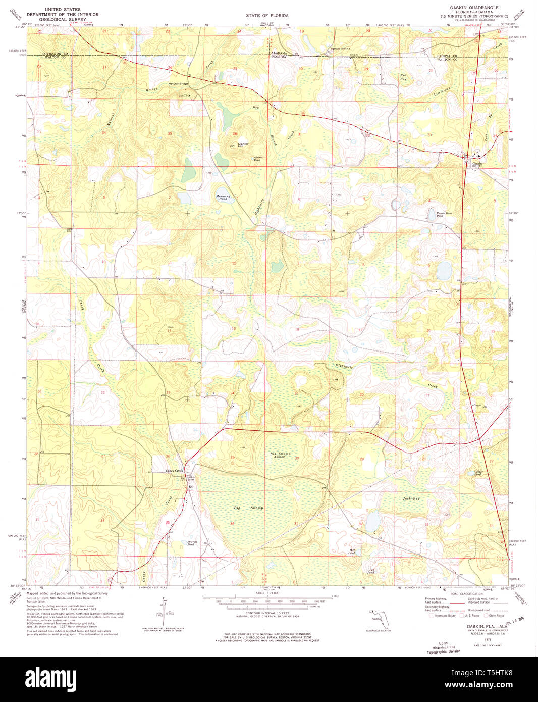 1973 map Cut Out Stock Images & Pictures - Alamy