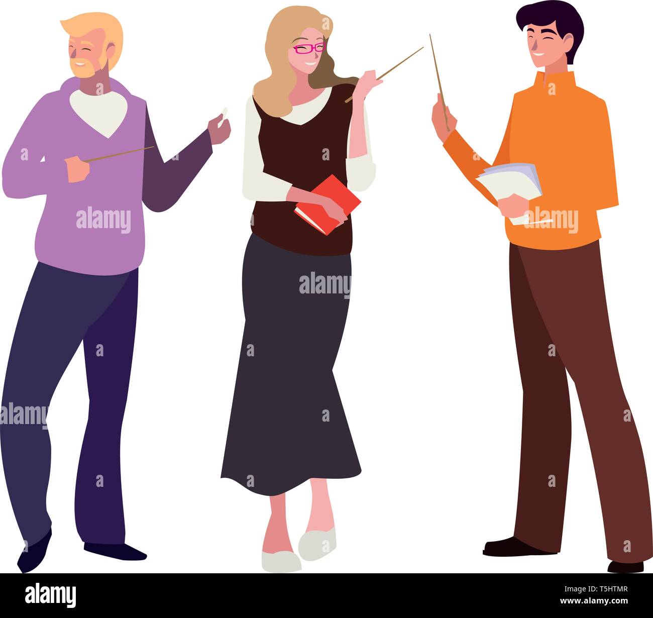 Adults learning group Stock Vector Images - Alamy