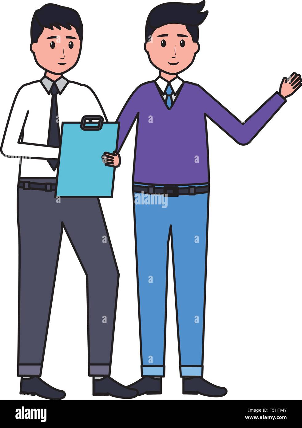 men employee office Stock Vector Image & Art - Alamy