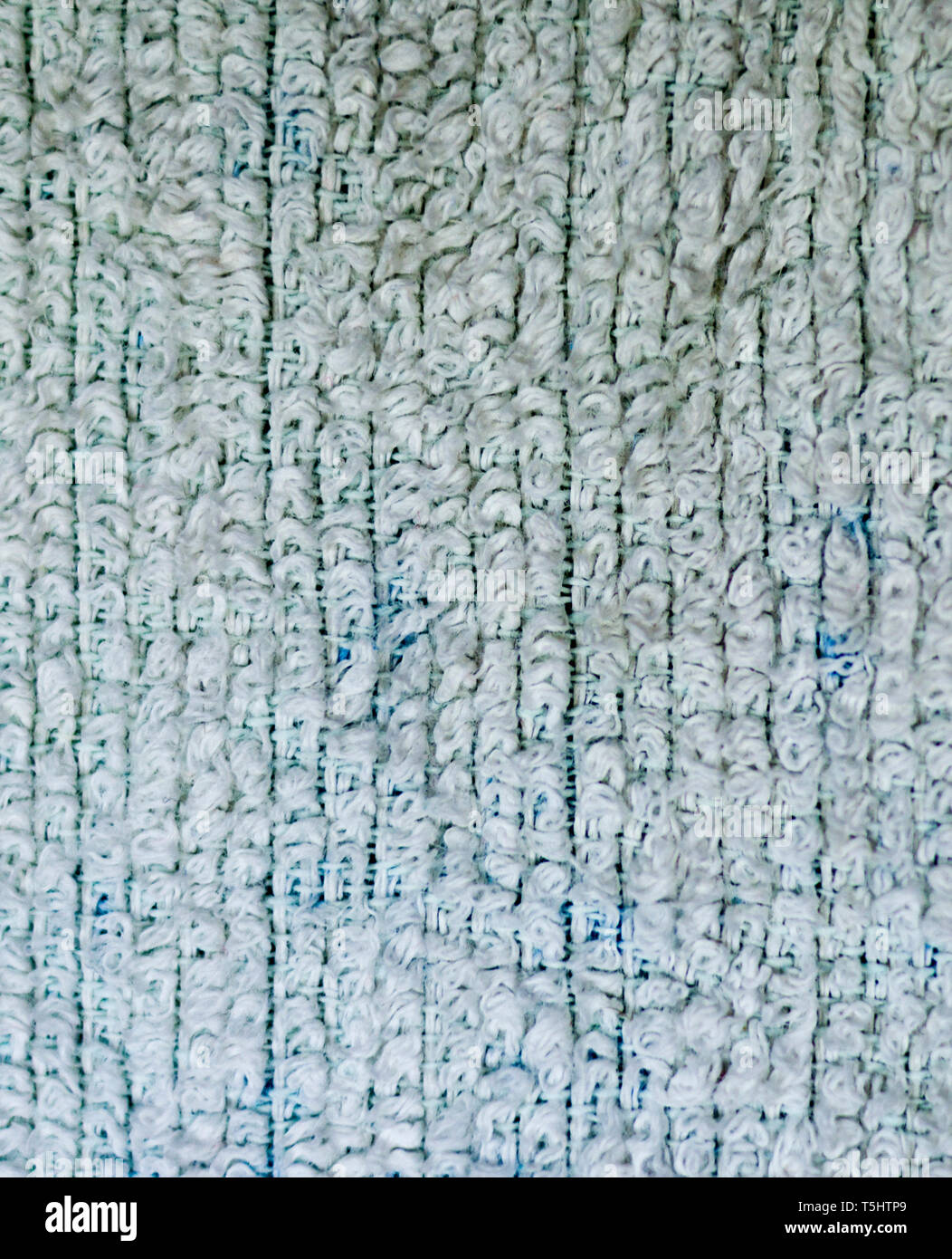 white detailed fabric terry cloth texture close-up. background, still ...