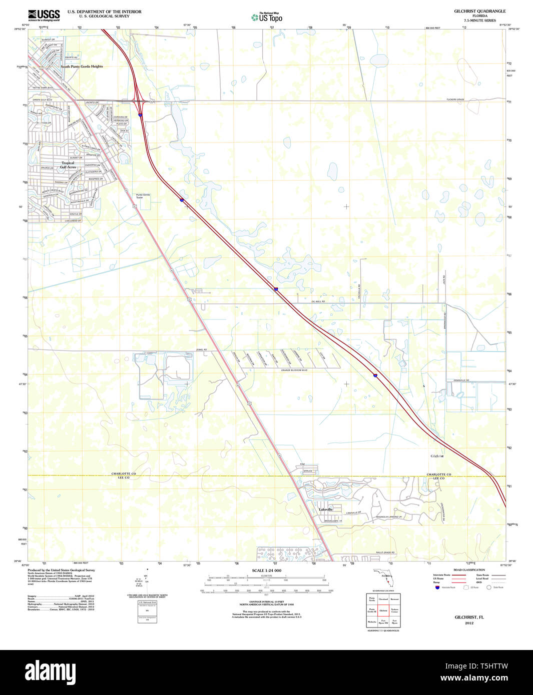 Gilchrist map hi-res stock photography and images - Alamy