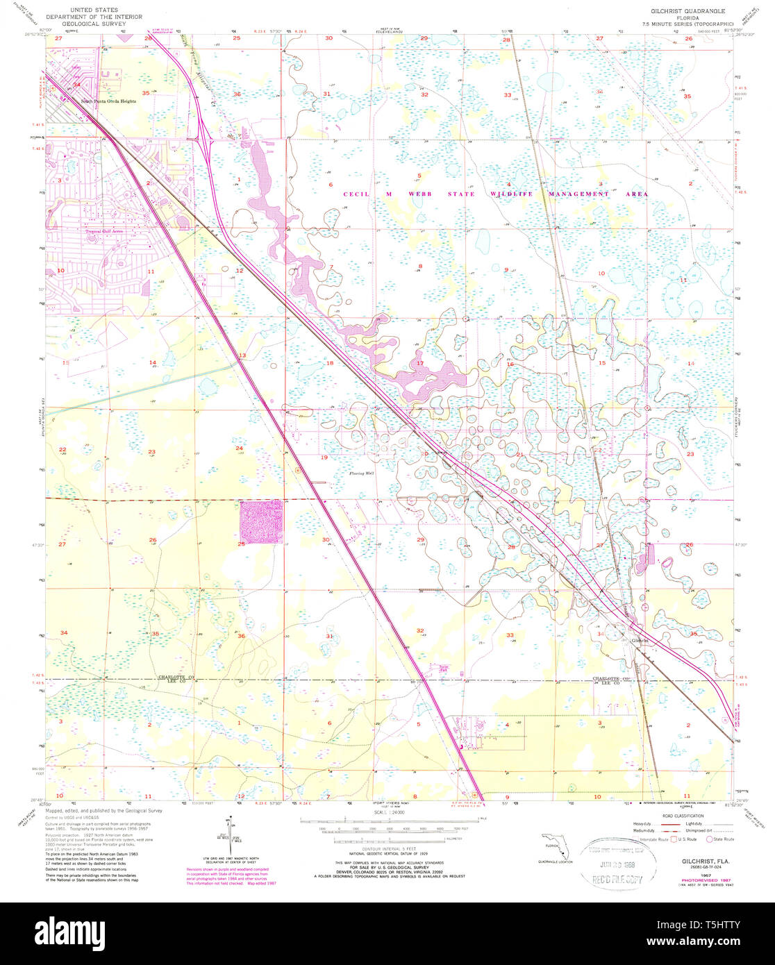 Gilchrist map hi-res stock photography and images - Alamy