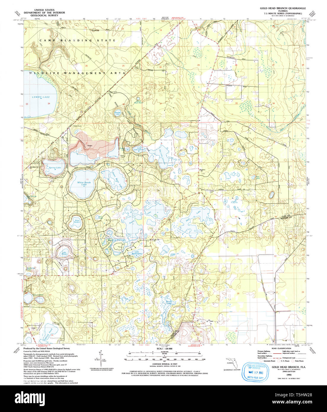 Florida gold map Cut Out Stock Images & Pictures - Alamy