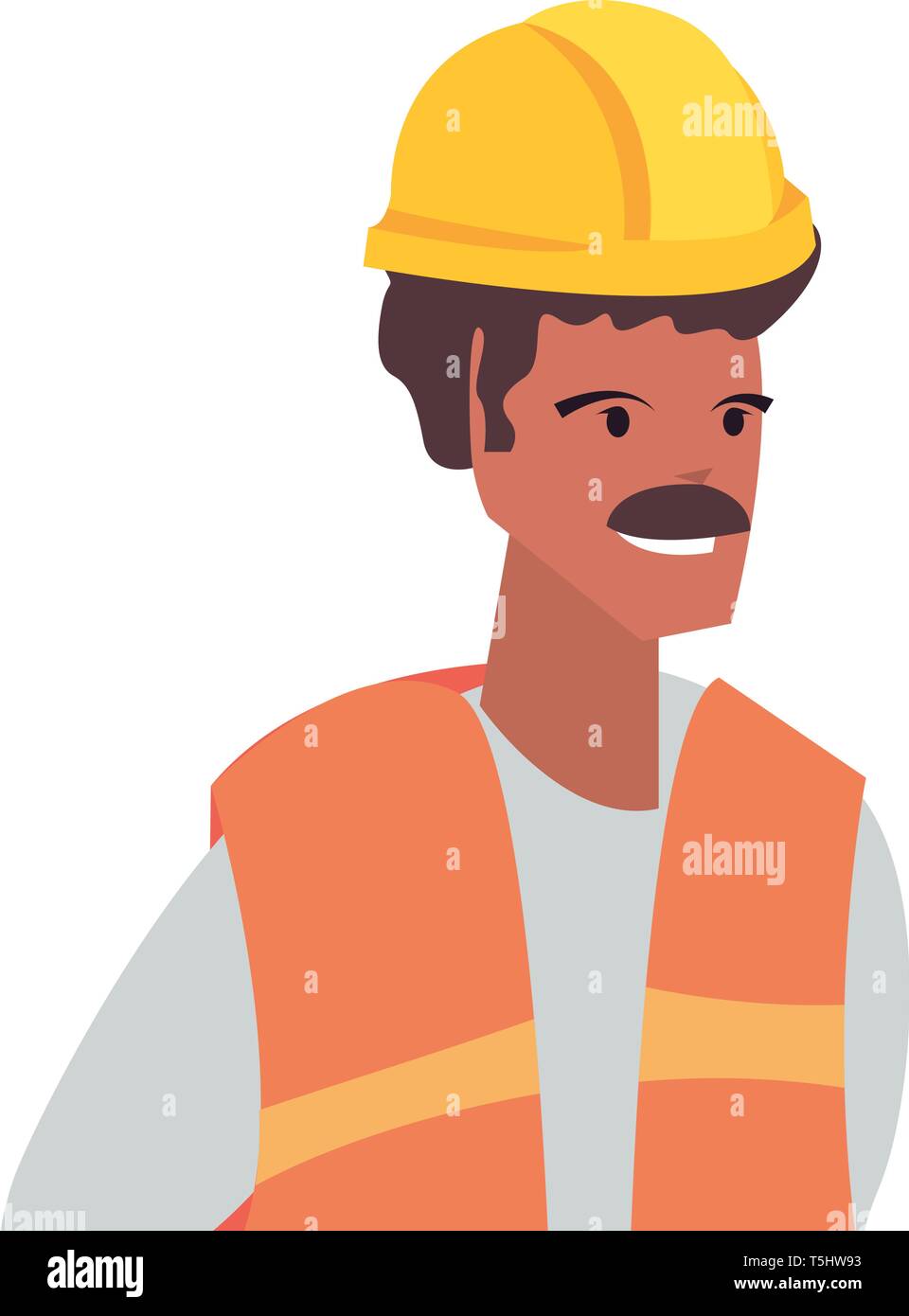 worker employee profession labour day vector illustration Stock Vector ...