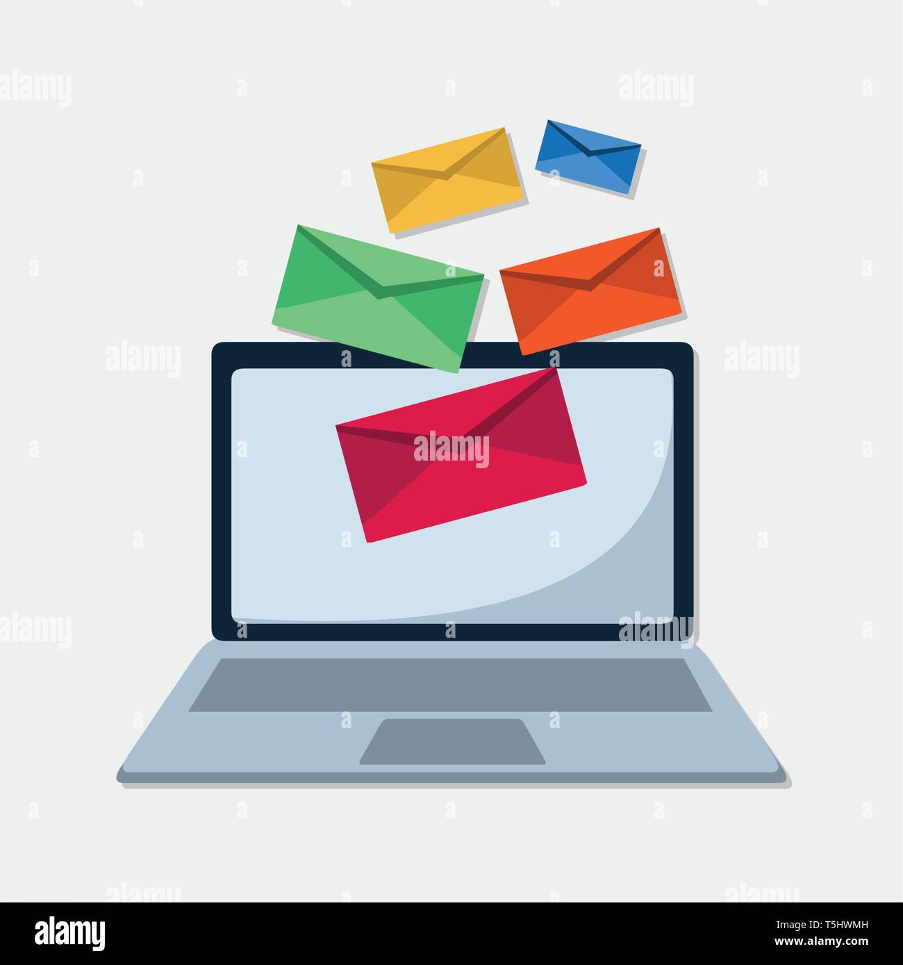 Electronic mailbox Stock Vector Images - Alamy
