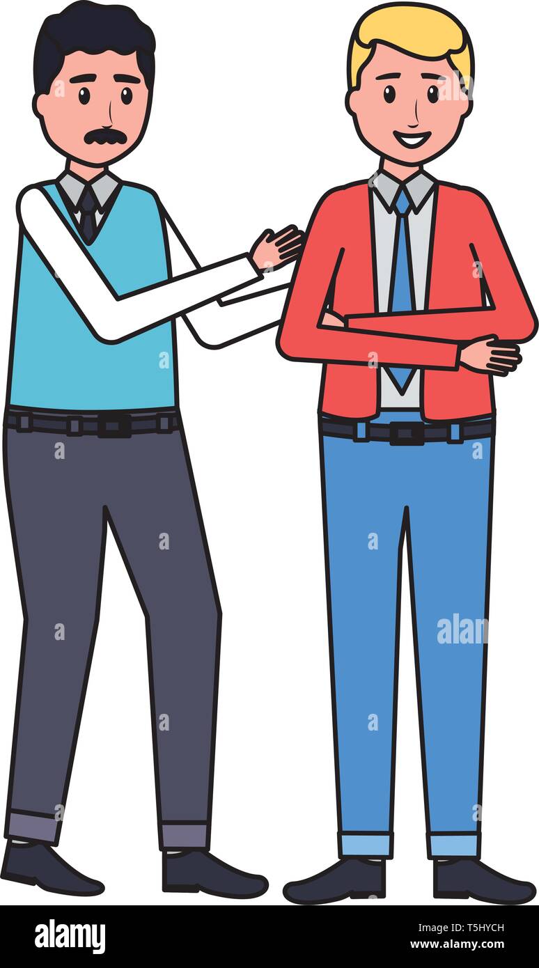 men employee office Stock Vector Image & Art - Alamy