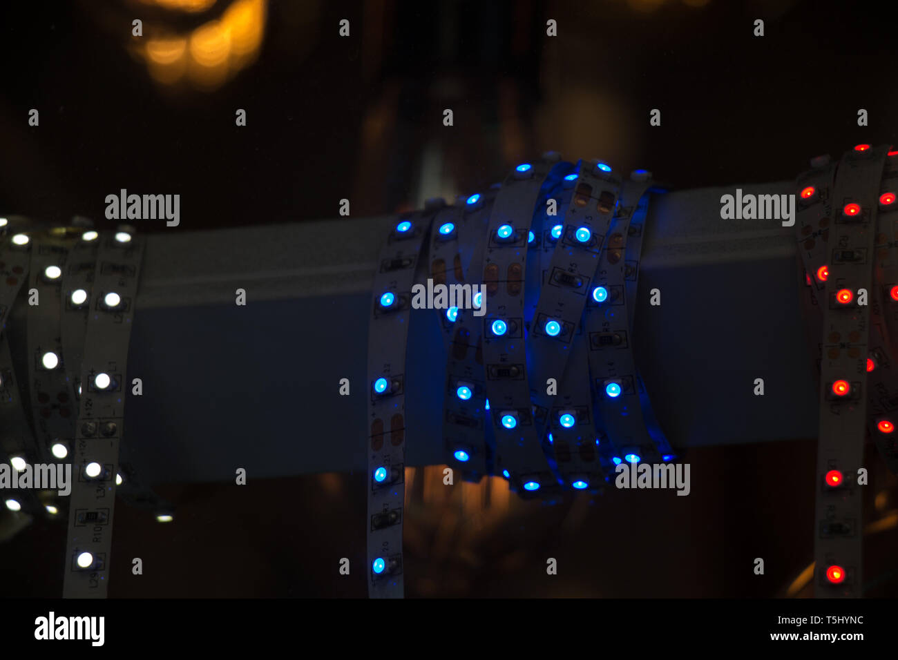 Christmas lights and party lights of a certain type Stock Photo - Alamy