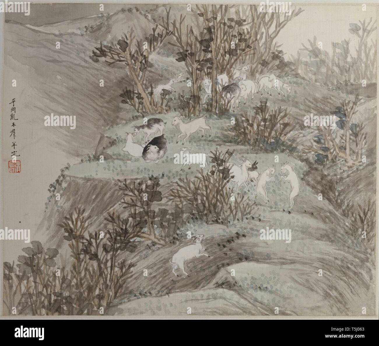 Ren xiong painting hi-res stock photography and images - Alamy