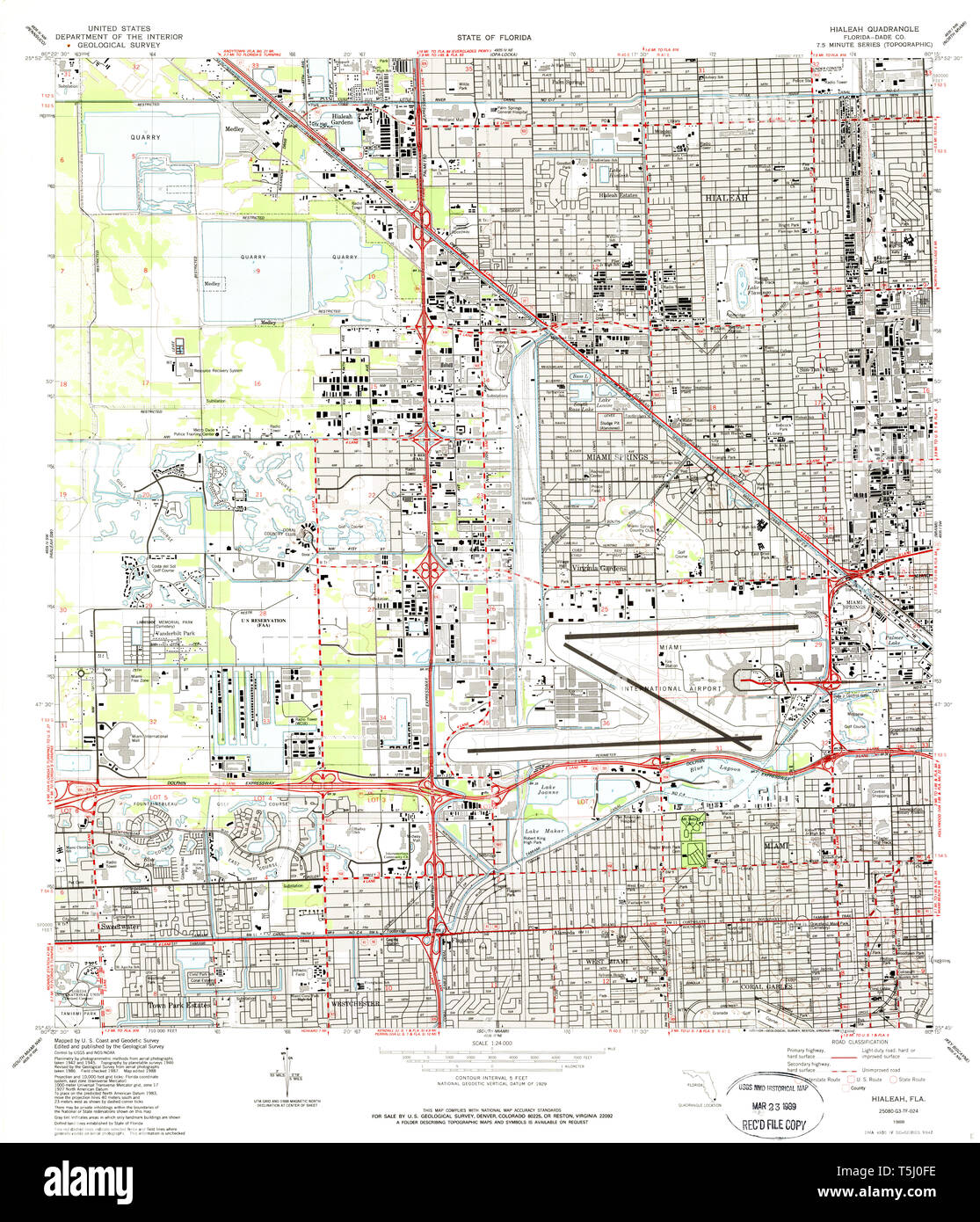 Map Of Hialeah High Resolution Stock Photography and Images - Alamy