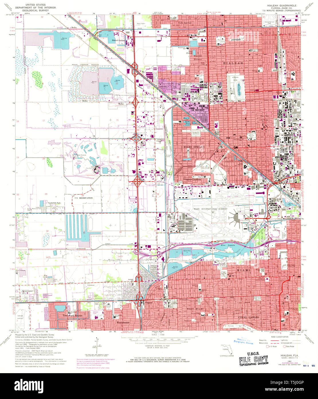 Map Of Hialeah High Resolution Stock Photography and Images - Alamy