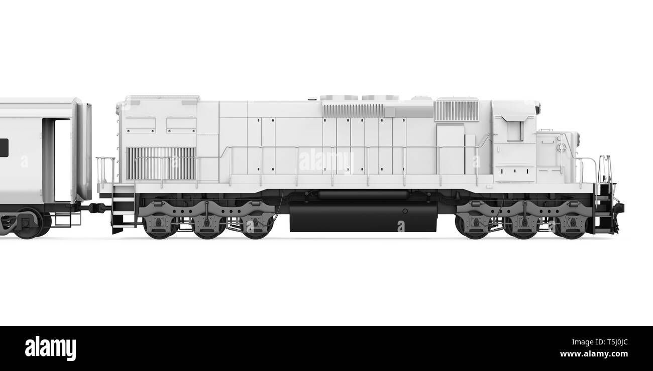 Freight train railroad locomotive Black and White Stock Photos & Images ...