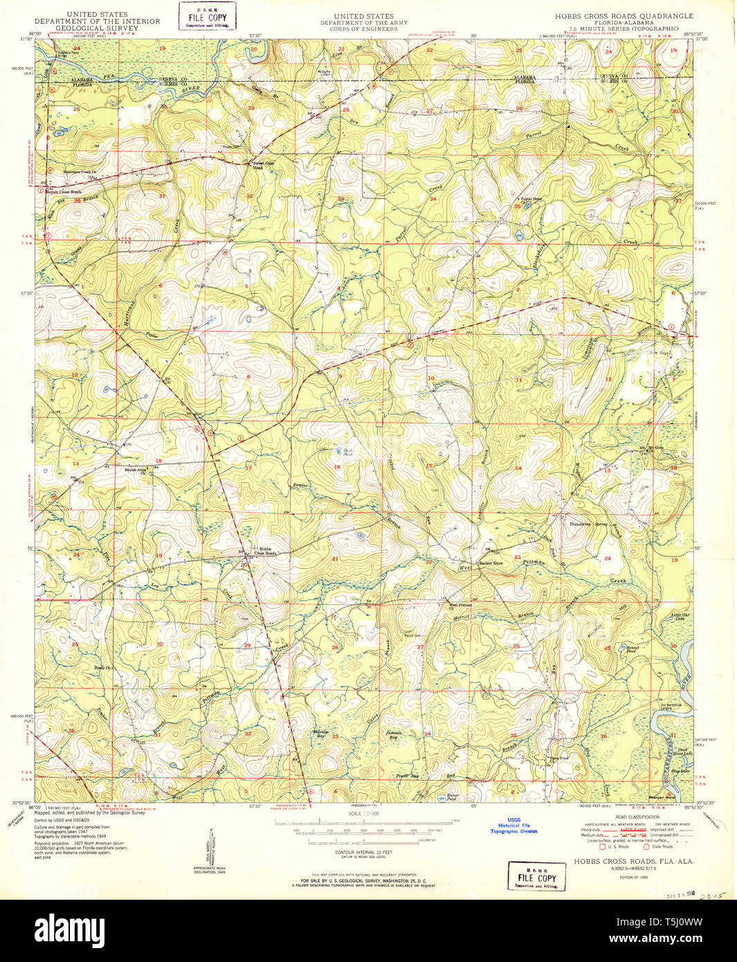 Map of hobbs hi-res stock photography and images - Alamy