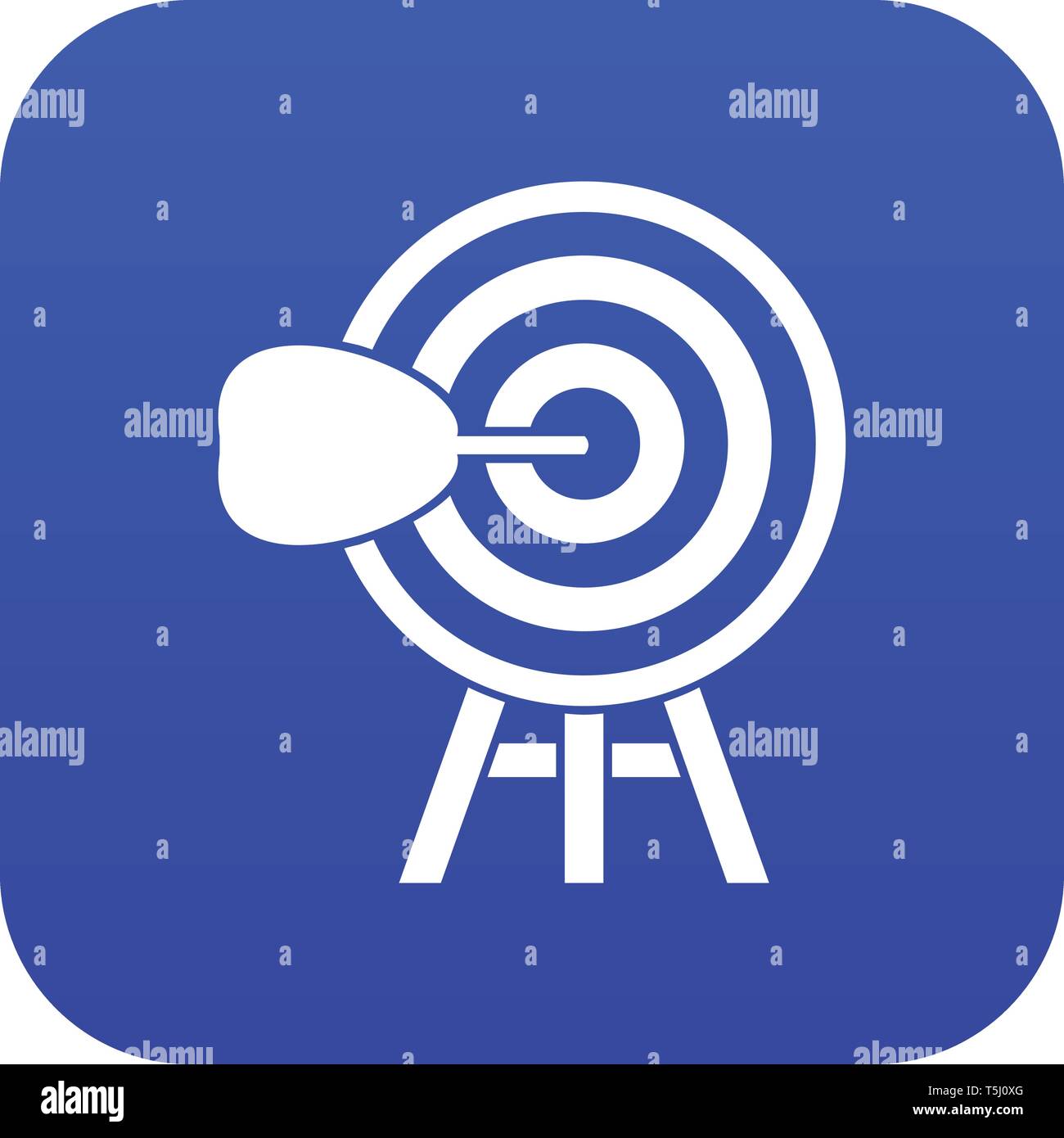 Target icon digital blue Stock Vector Image & Art - Alamy