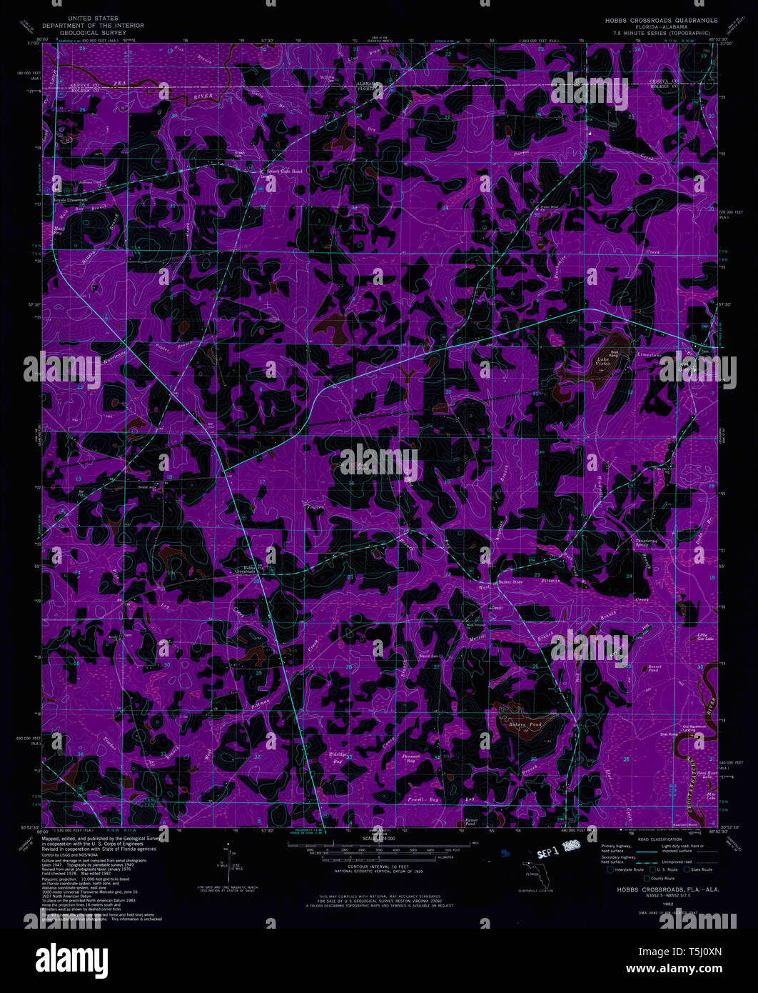 Map of hobbs hi-res stock photography and images - Alamy