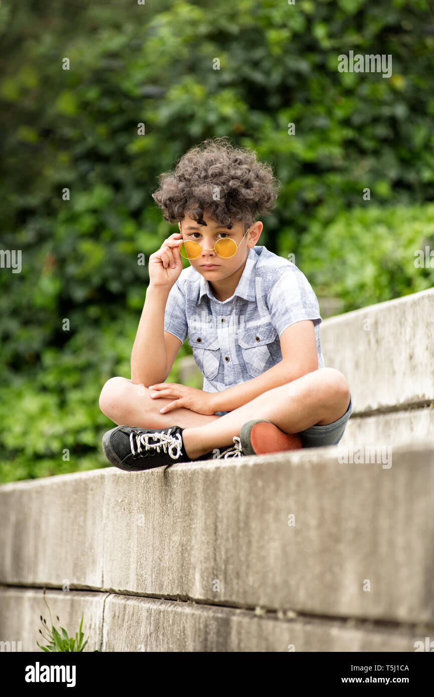 Enigmatic boy hi-res stock photography and images - Alamy