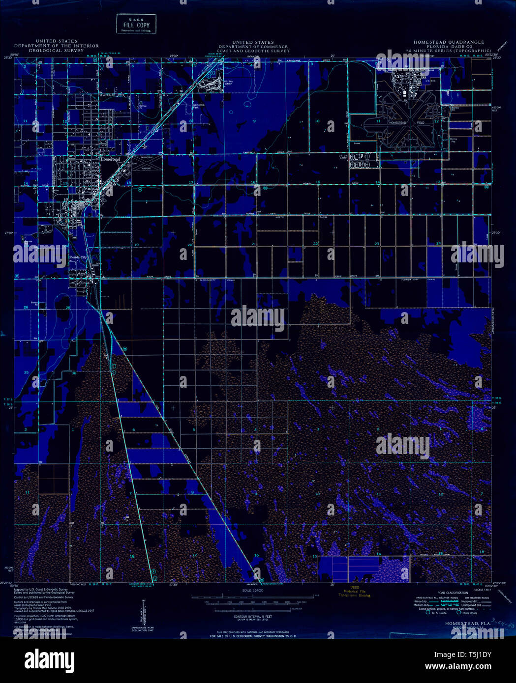 Homestead florida map hi-res stock photography and images - Alamy