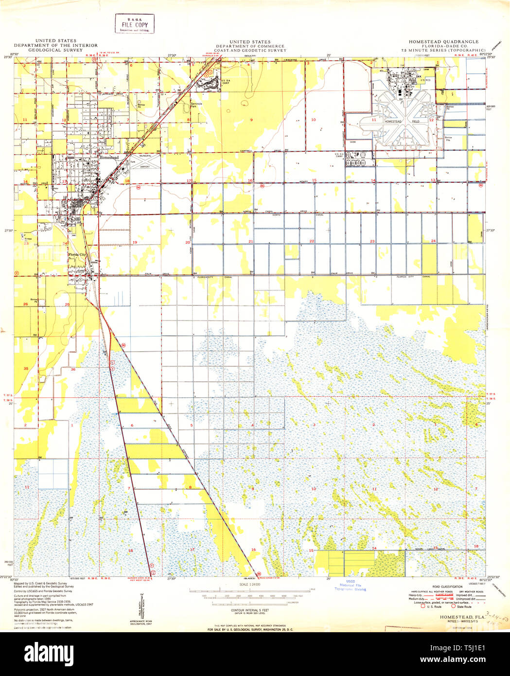 Homestead florida map hi-res stock photography and images - Alamy