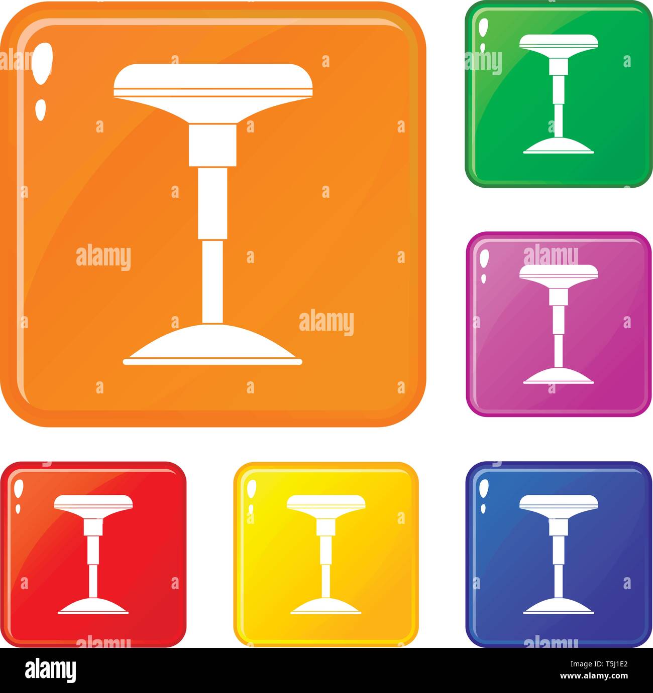 Bar stool icons set vector color Stock Vector Image & Art - Alamy Bar stool icons set vector color Stock Vector Image & Art - Alamy