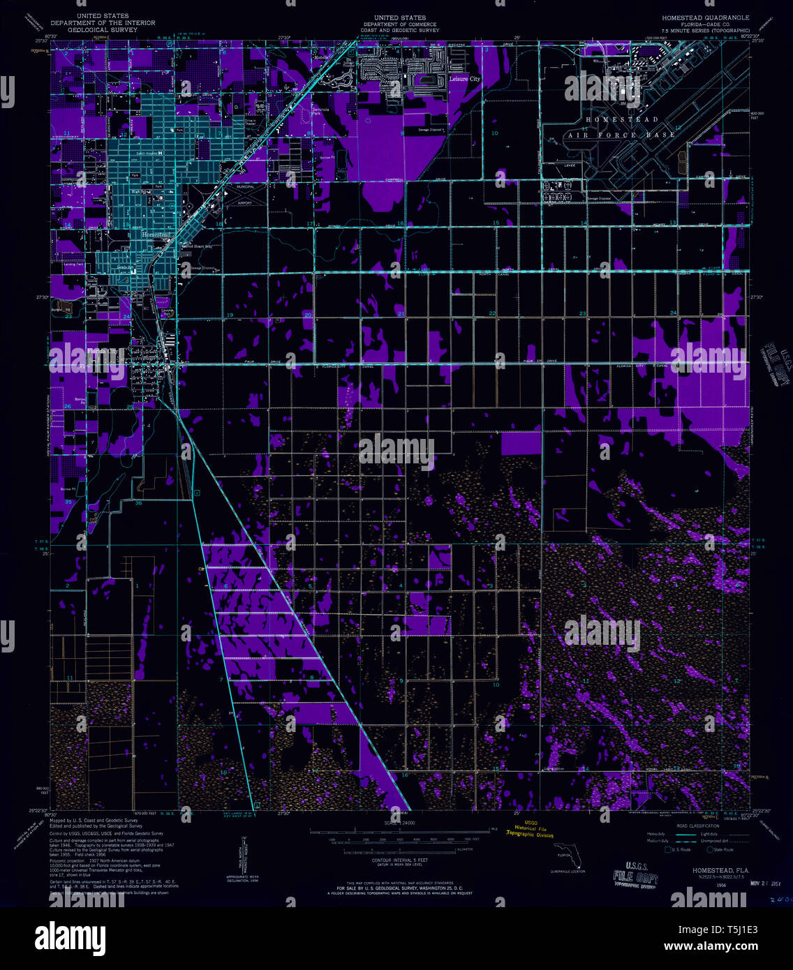 Homestead florida map hi-res stock photography and images - Alamy