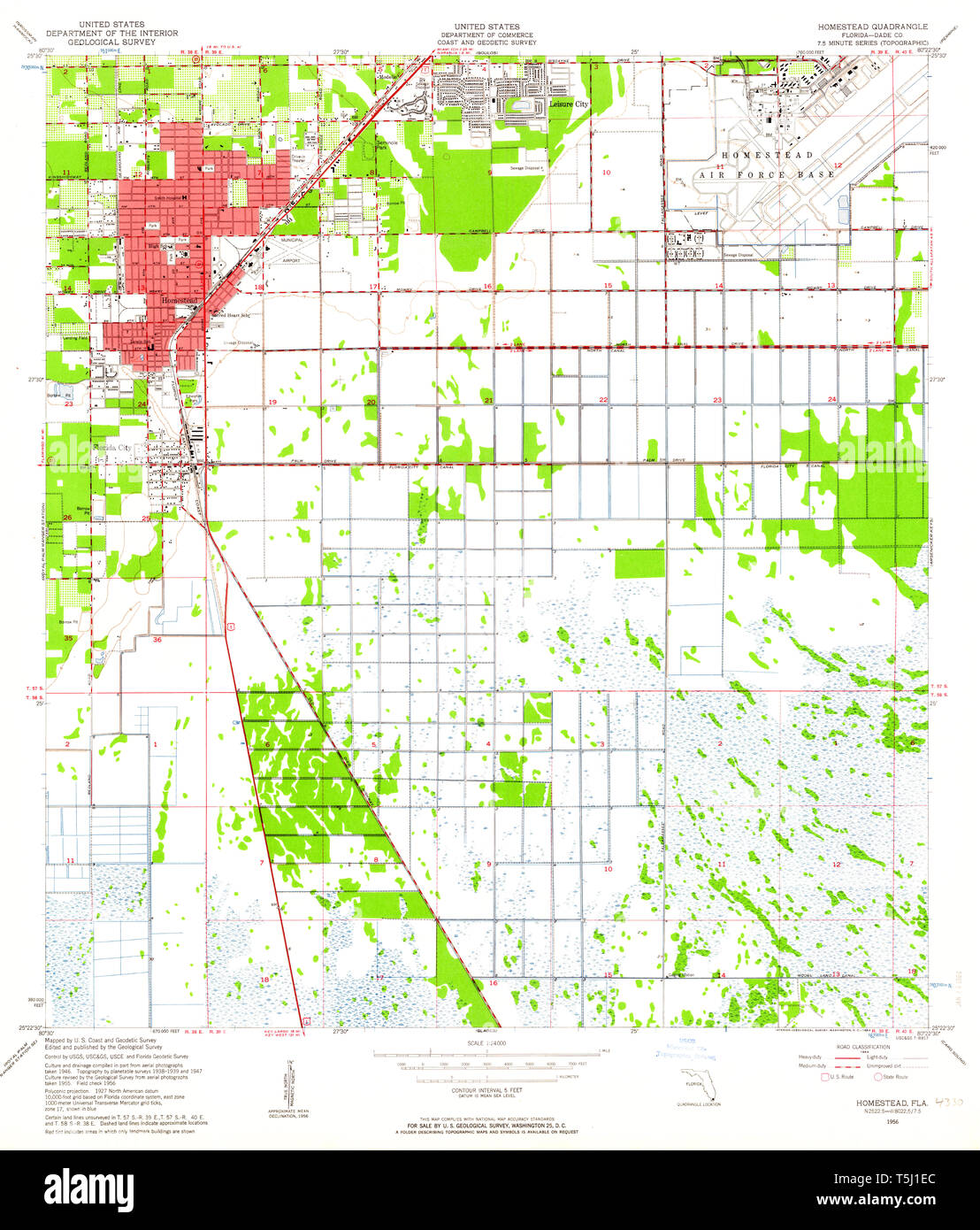 Homestead florida map hi-res stock photography and images - Alamy