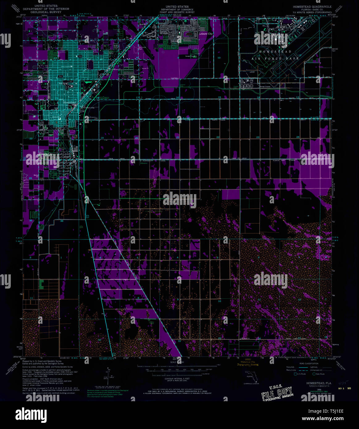 Homestead florida map hi-res stock photography and images - Alamy