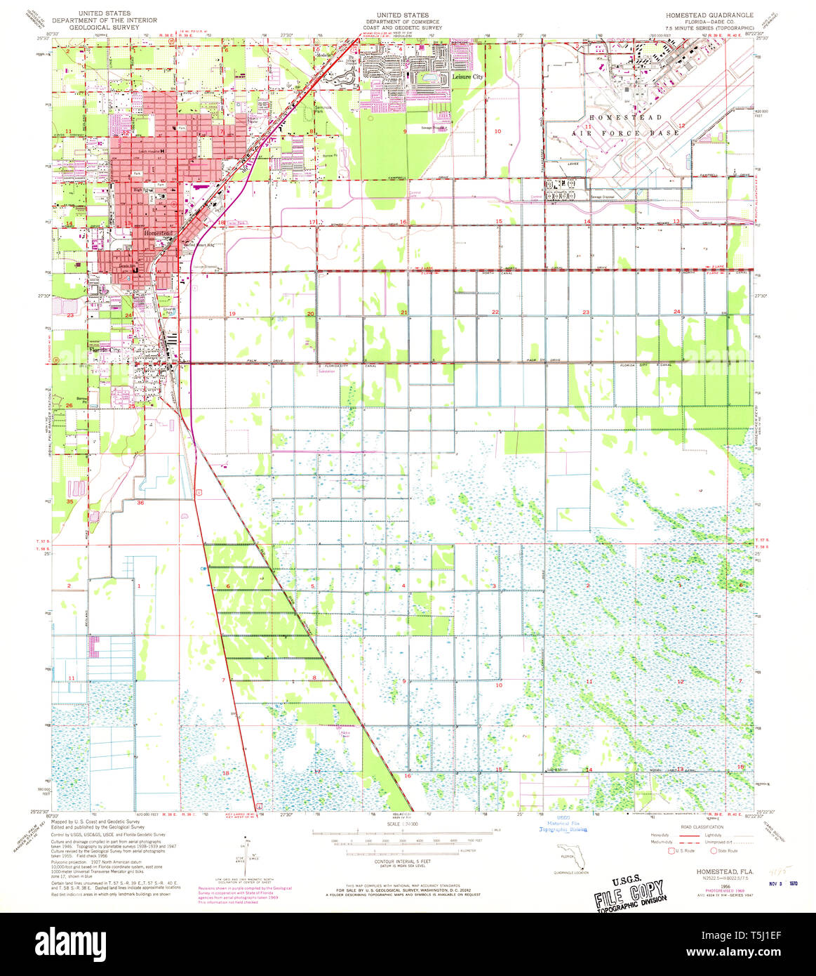 Homestead florida map hi-res stock photography and images - Alamy
